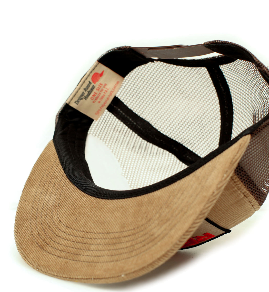 Red Man Chewing Tobacco Patch Truckers Hat Cap Corduroy Brown – capenvy.com